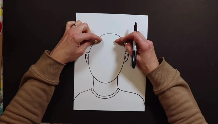 Easy Self-Portrait Drawing Tutorial for Kids and Beginners