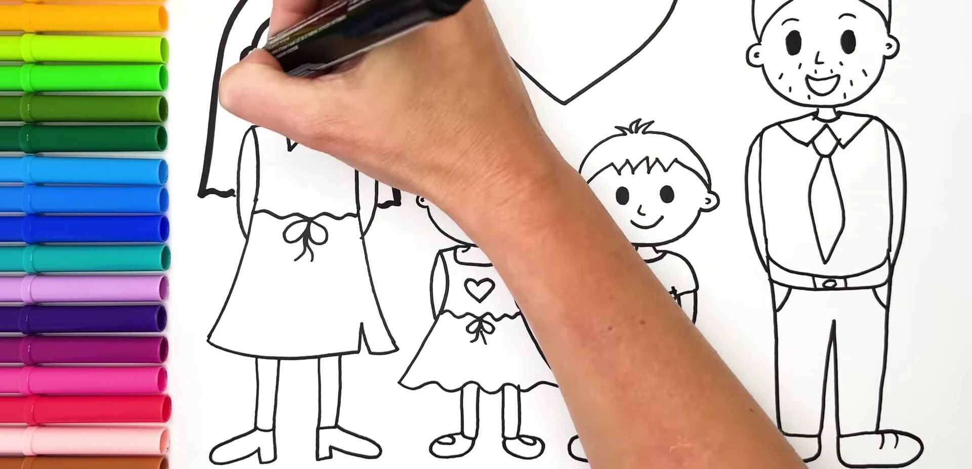 Easy Family Drawing Tutorial: Step-by-Step Guide for Kids