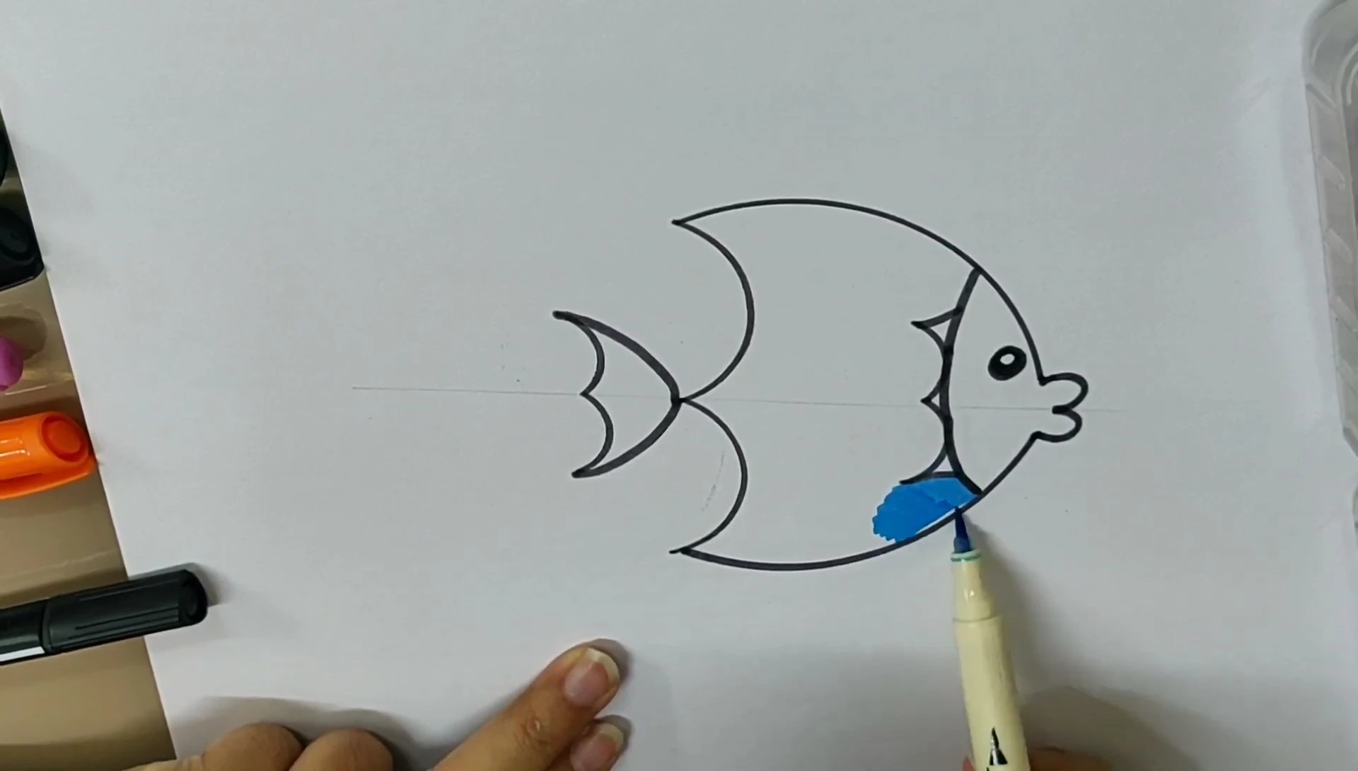 Easy Fish Drawing Tutorial for Kids